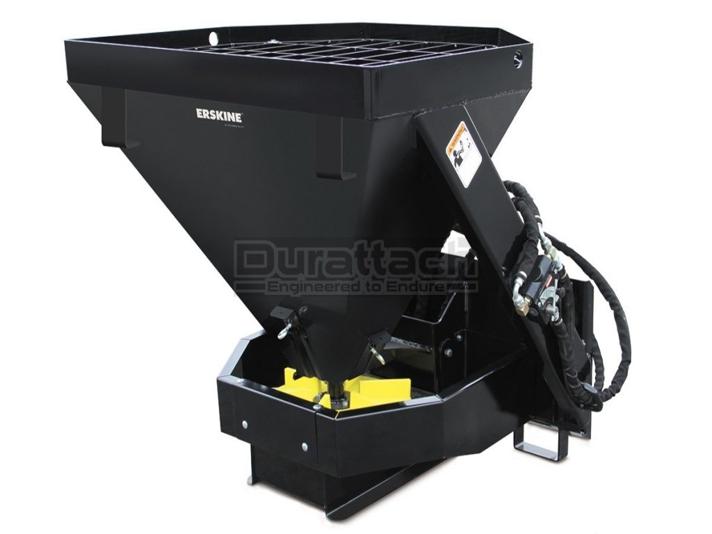 Using a Skid Steer Sand & Salt Spreader & Where to Buy - Durattach